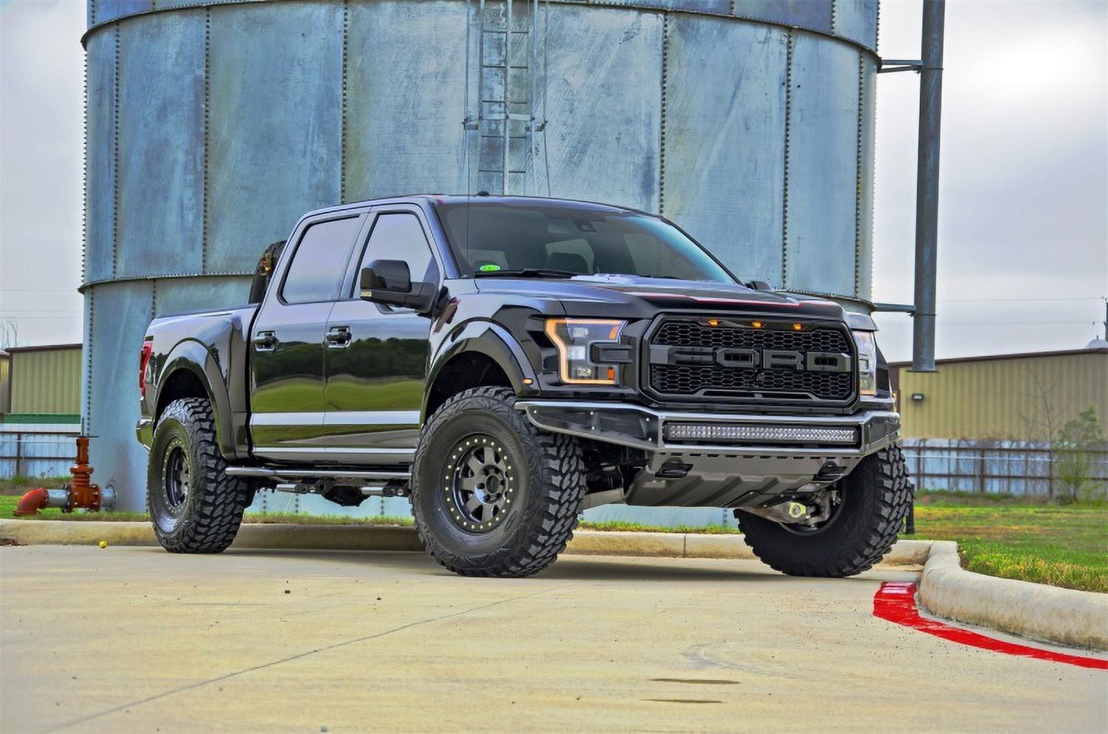 N-Fab M-RDS Front Bumper 2017 Ford Raptor - Gloss Black - Walmart.com