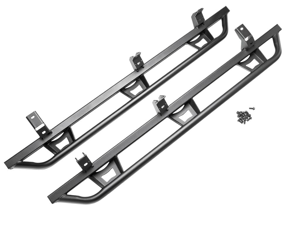 N-Fab by RealTruck Trail Sliders for Ford Bronco | Full Length, Heavy ...