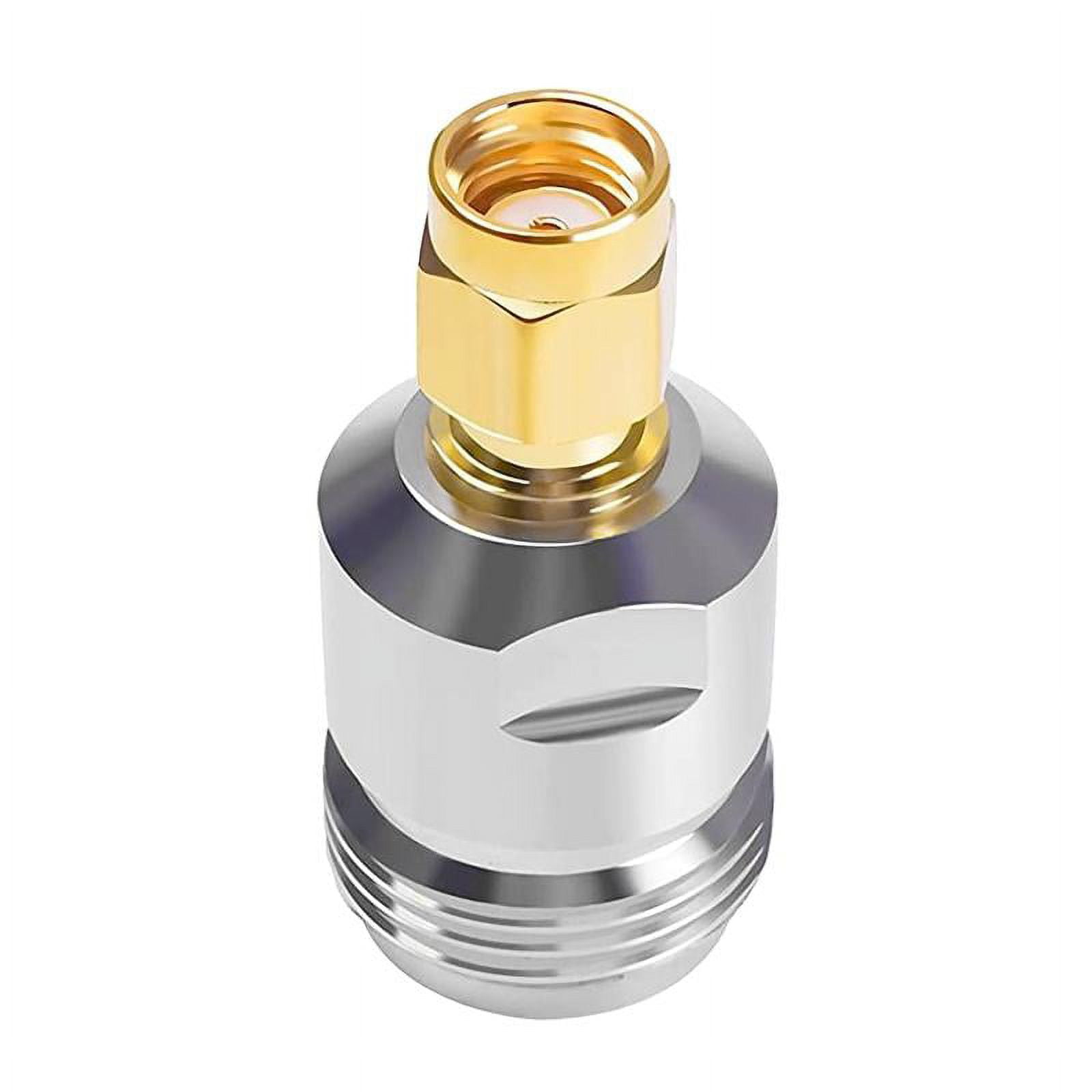 N Female to SMA Male Plug Straight RF Connector Adapter 50ohm - Walmart.com