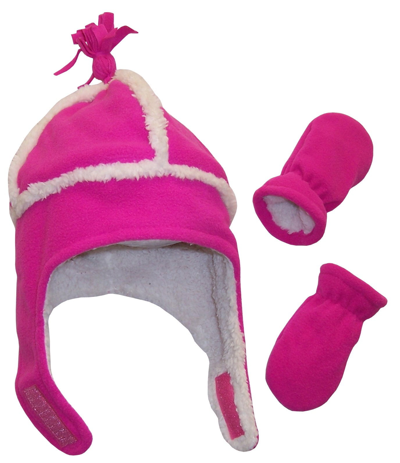 N'Ice Caps Baby Boys Girls Sherpa Lined Fleece Hat Mitten Winter Set ...