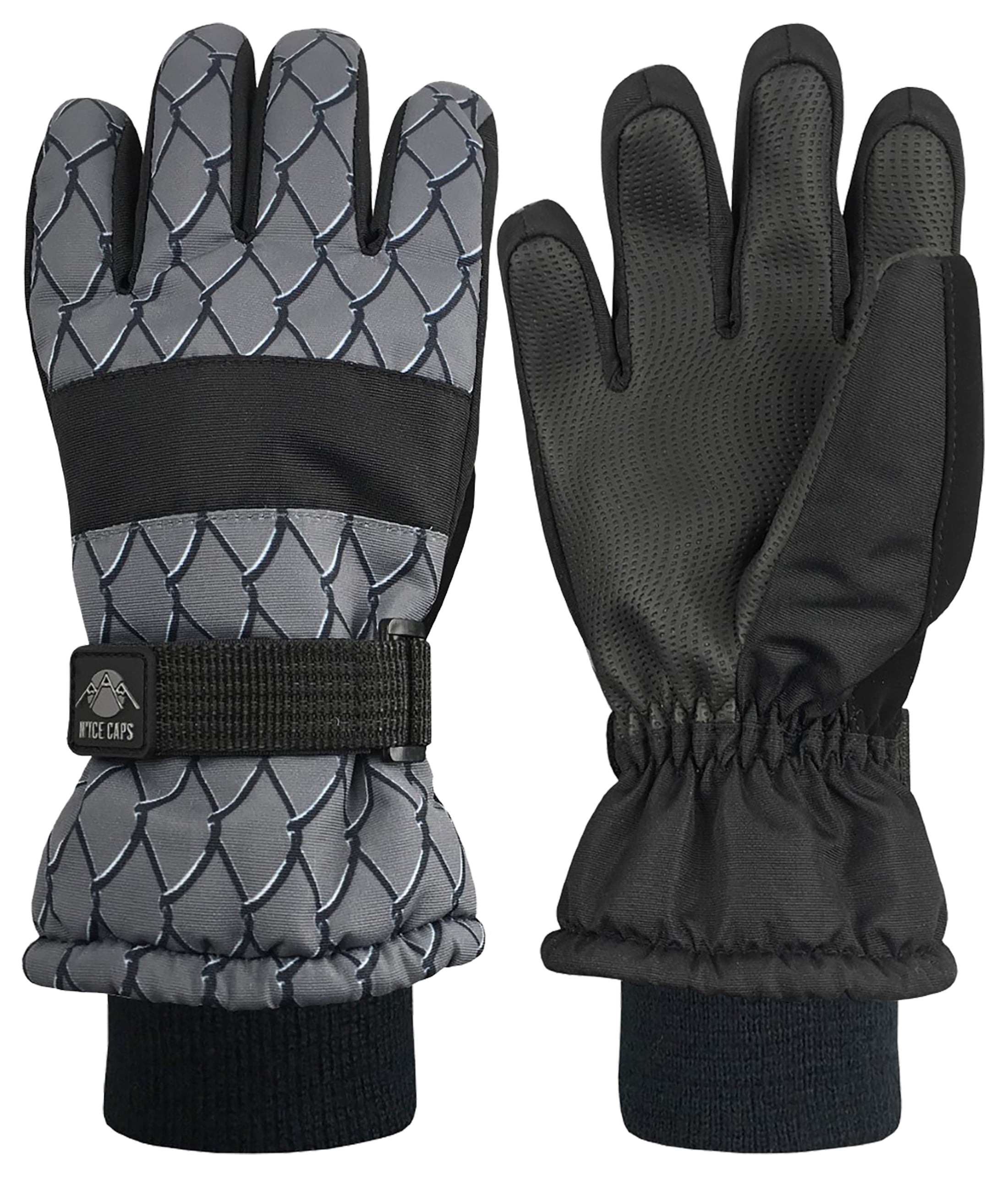 N'Ice Caps Insulated Kids Ski Gloves - Waterproof Thinsulate for Cold ...
