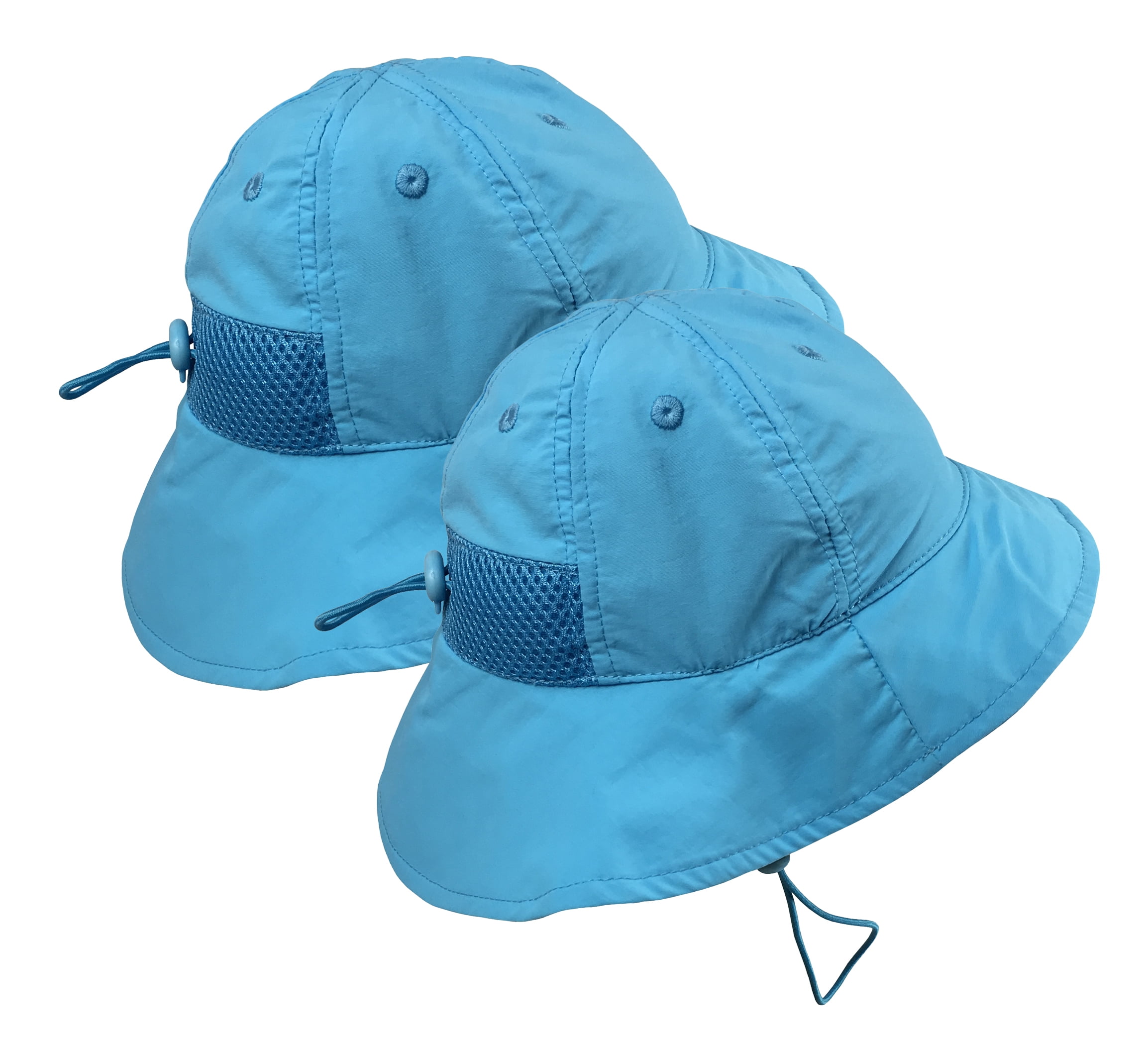 N'Ice Caps Kids Sun Hats UPF 50+ UV Protection 2-Pack Boys Girls Beach ...