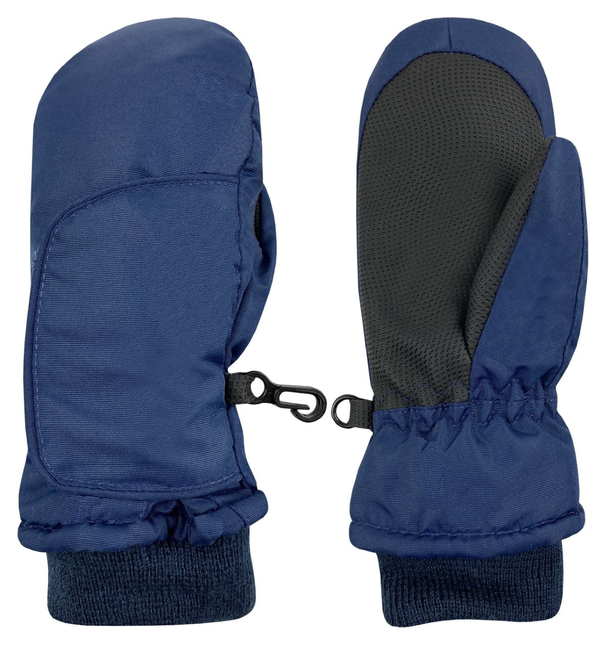 N'Ice Caps Kids Toddler Waterproof Thinsulate Mittens Winter Snow Boys Girls Easy-on Male Navy ...
