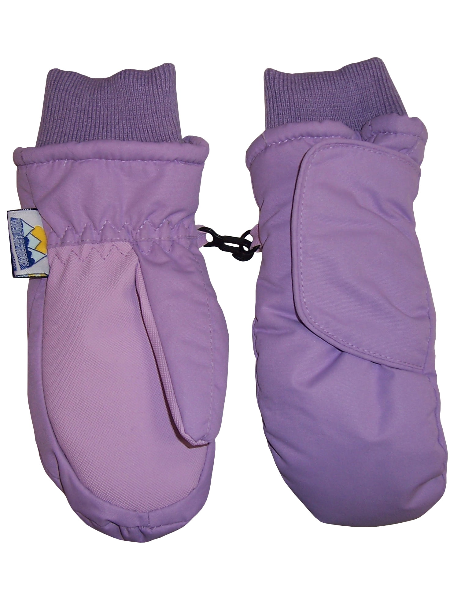 N'Ice Caps Kids Toddler Thinsulate Waterproof Winter Snow Mittens | Boys Girls Easy-on Wrap ...