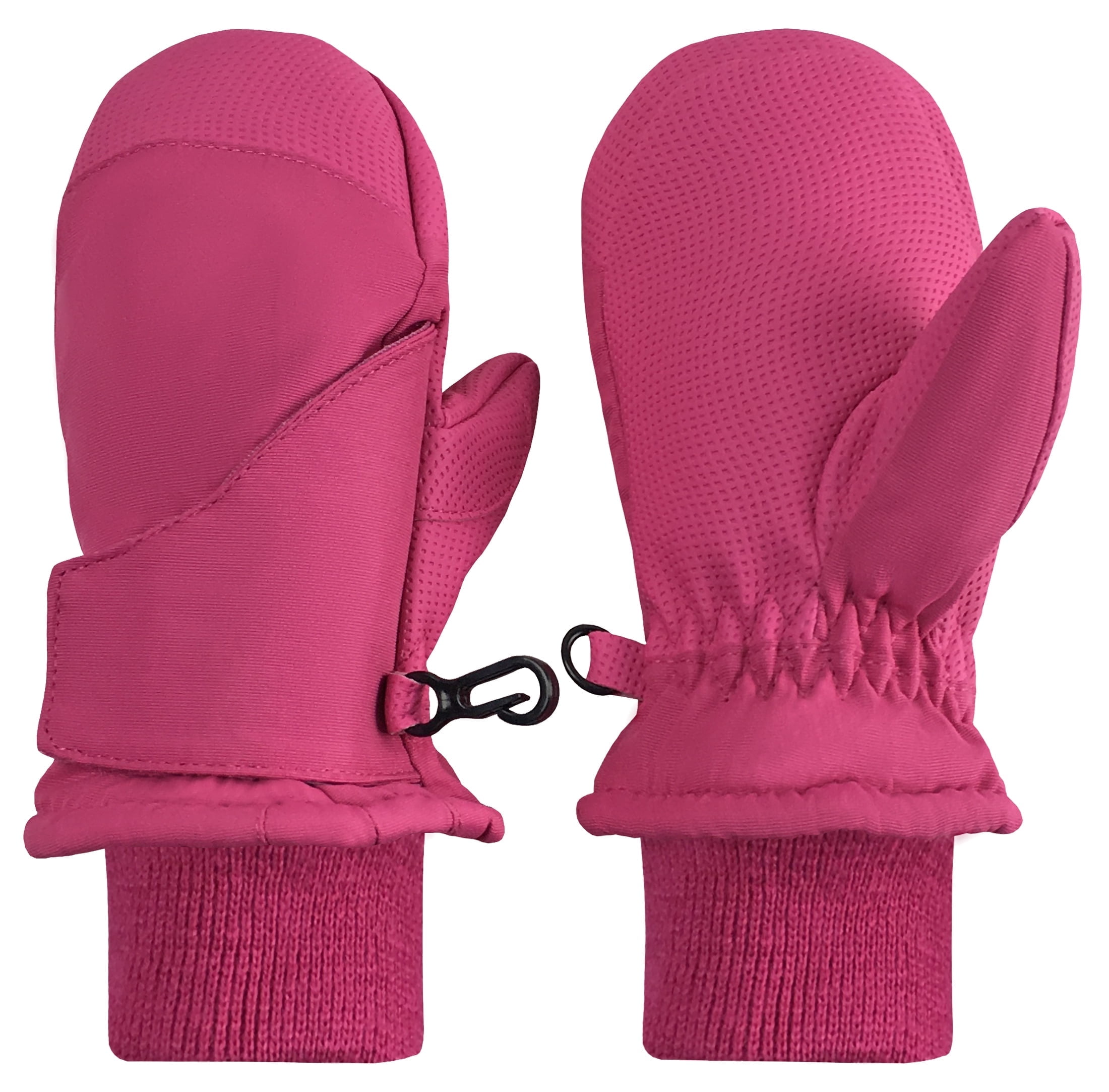 N'Ice Caps Kids Easy-on Thinsulate Waterproof Winter Snow Mittens for ...