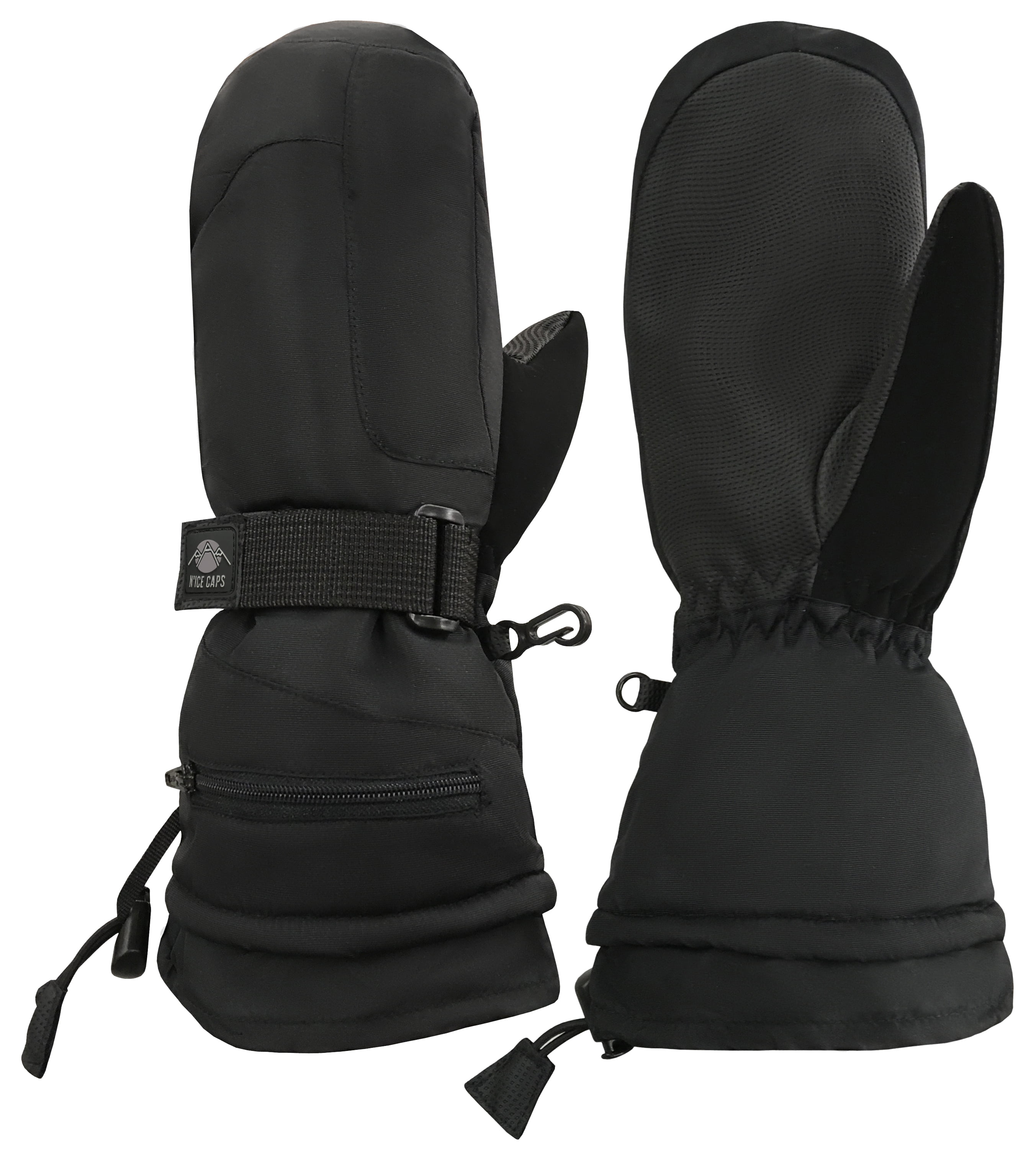 N'Ice Caps Thinsulate 100g Waterproof Ski Snow Mittens for Men & Women ...