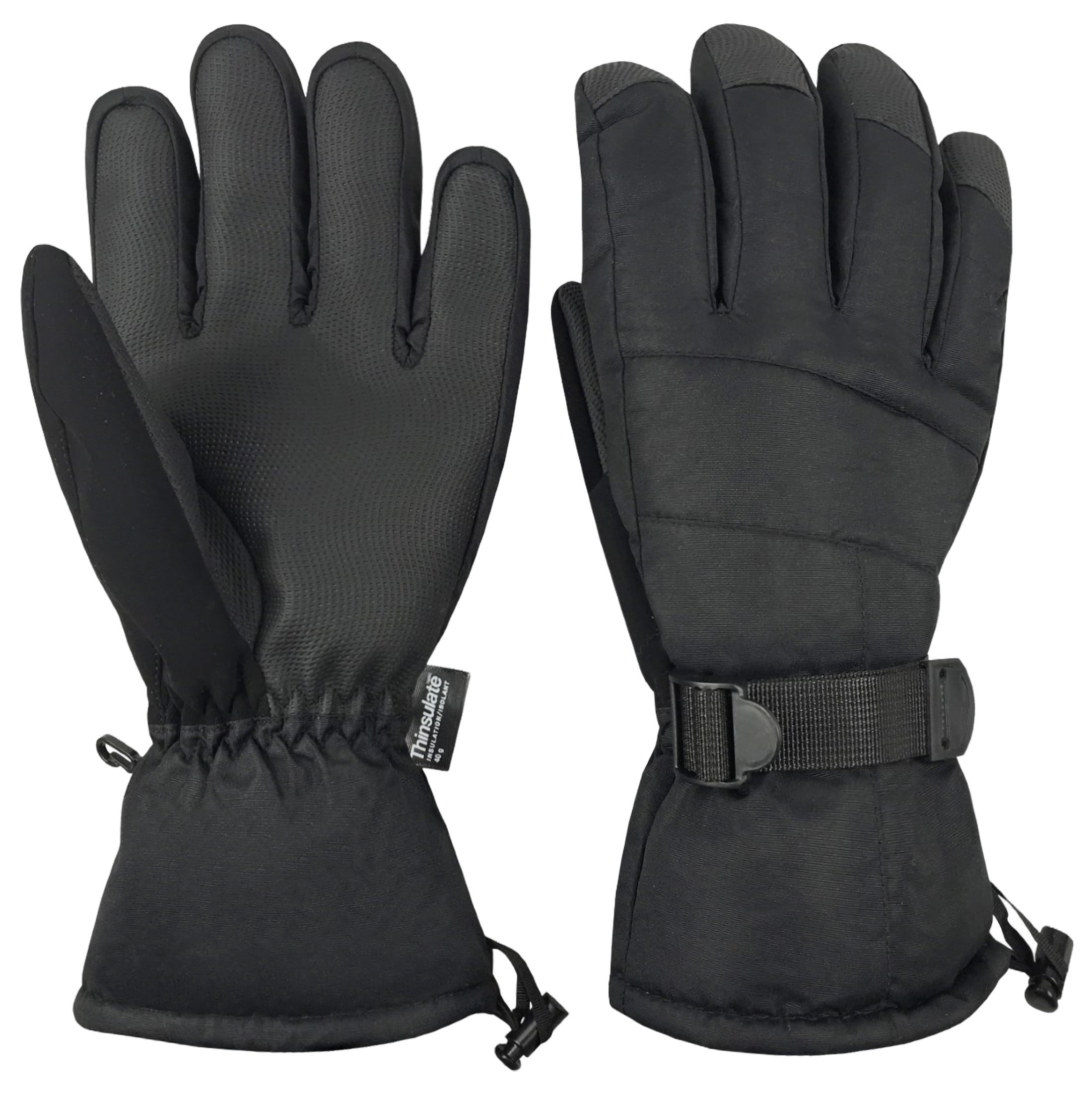 N'Ice Caps Mens Thinsulate Waterproof Gloves Winter Snow Ski Adults ...