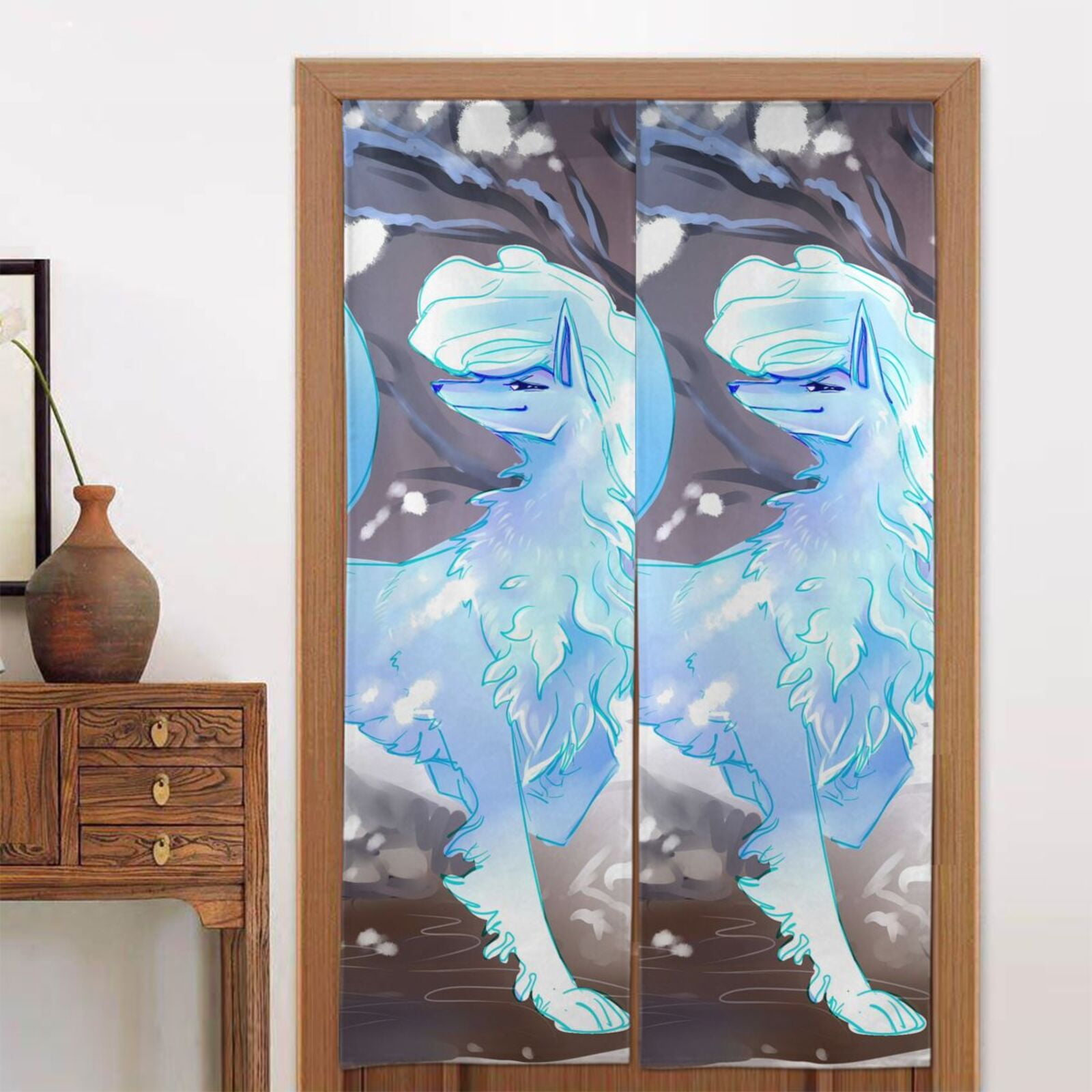 N-Inetales Anime Animation Blackout Curtains,Home Decoration For Girls ...