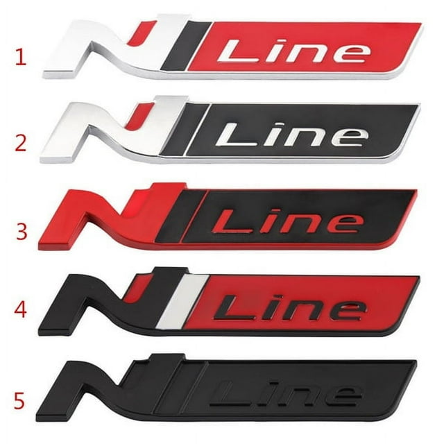 N Line logo Car Sticker Front Grille for Hyundai I30 2021 Sonata ...