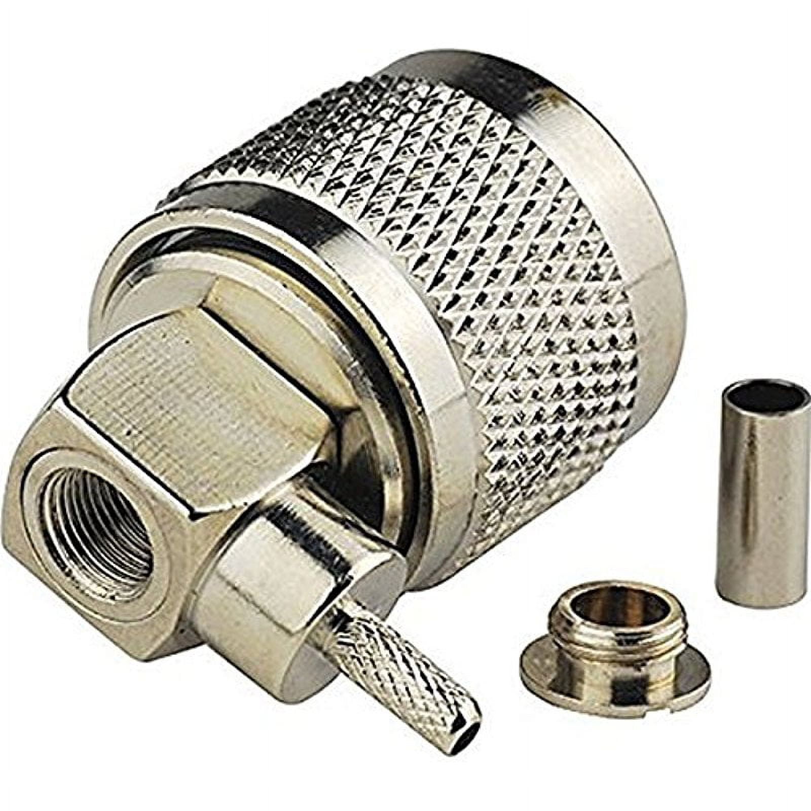 N Male Right Angle RF Connector for RG316 RG174 100 Coaxial Cable High ...