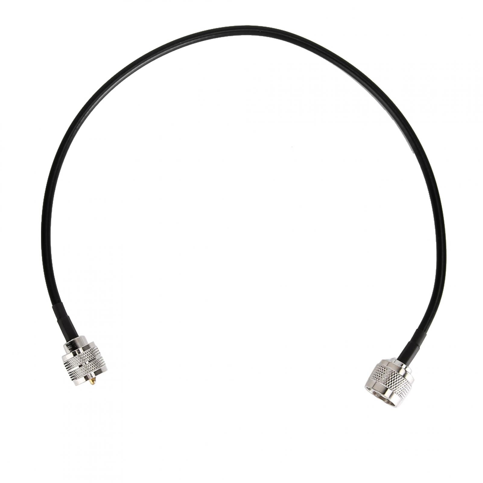 N Male to UHF PL259 Male Coaxial Antenna Adapter Cable - 50 Ohm Low ...