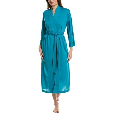 Kaufman - Embroidered Bathrobe Waffle Kimono Set of 2 Spa Robe 100% ...