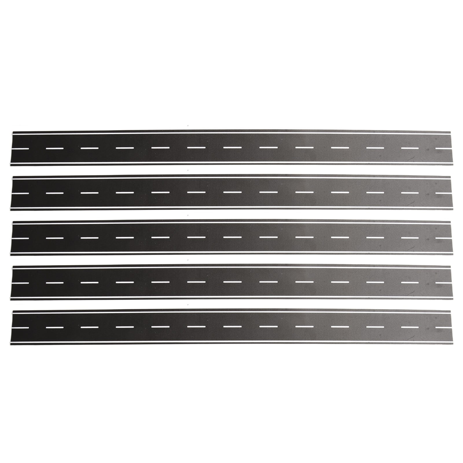 N Scale 160 Black Road Strips 40mm x 500mm Self-Adhesive Flexible ...