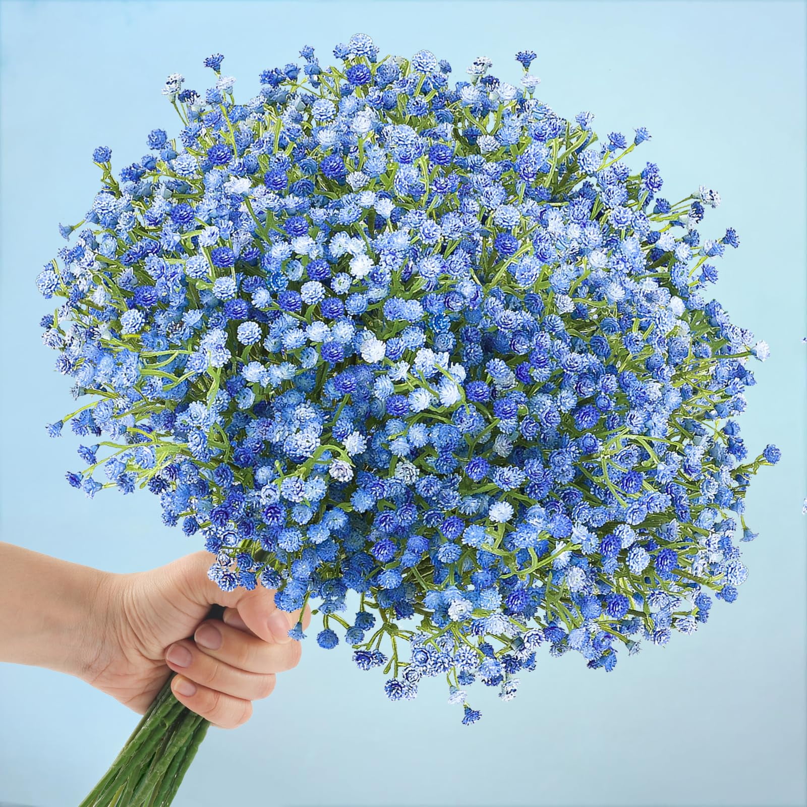 N&T NIETING Babys Breath KEF16 Artificial Flowers Bulk, Fake Gypsophila Bouquet Flowers Real ...