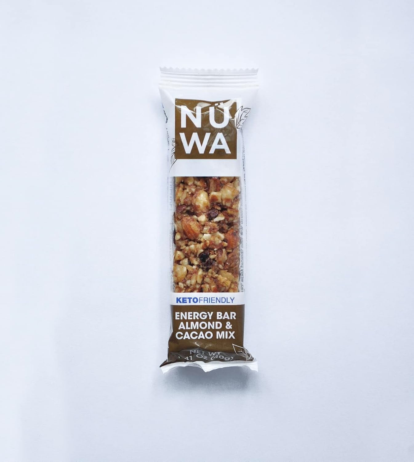 NÜWA KETO BARS: Almond & Cacao Mix Nut Bars - Vegan - Healthy Snack ...