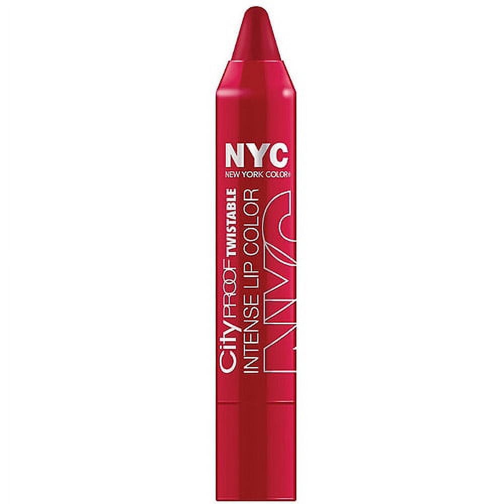 New York Color City-Proof Twistable Lipstick, South Ferry Berry, Long ...