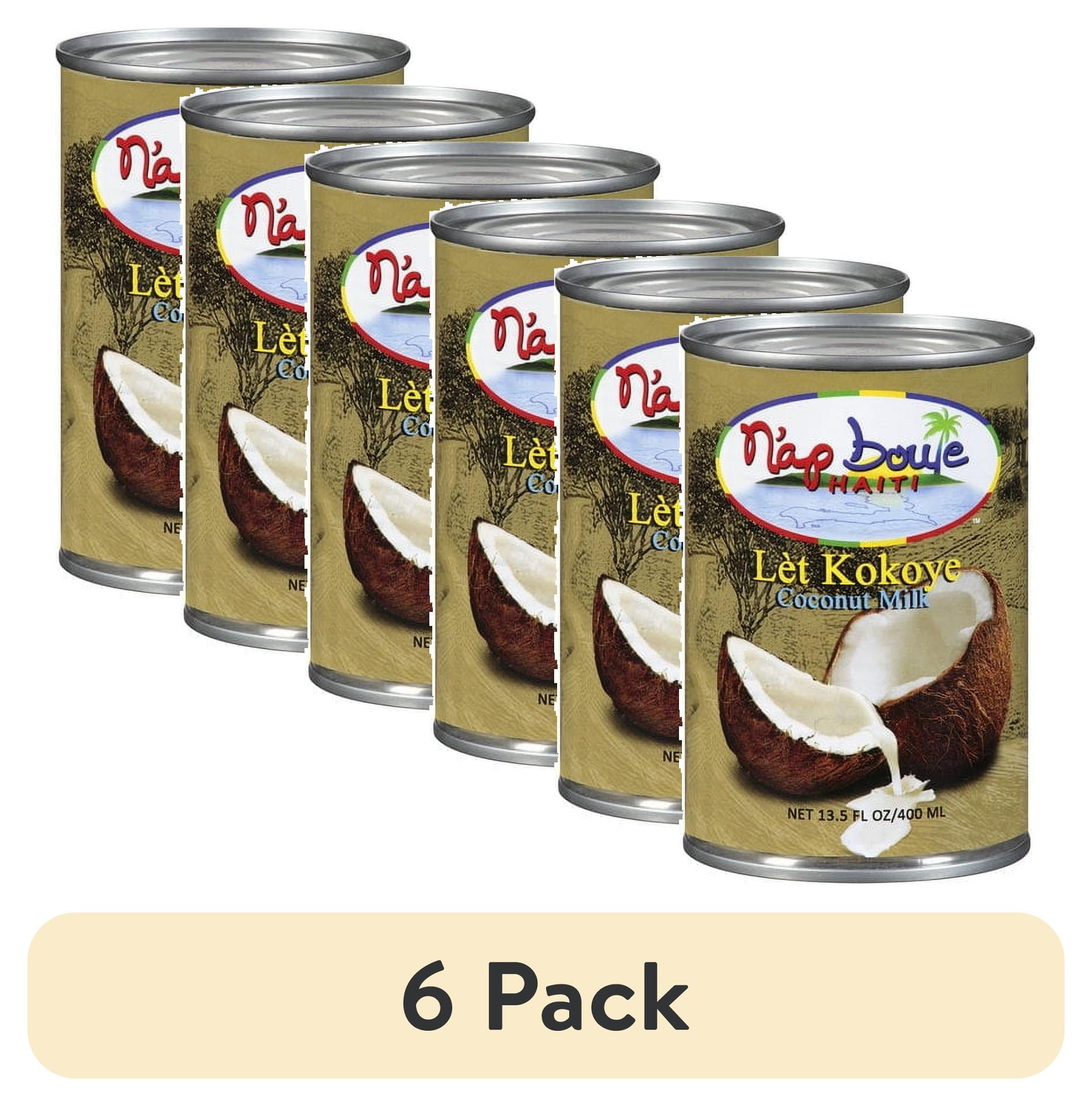 (6 pack) N'ap Boule Let Kokoye Coconut Milk, 13.5 fl oz - Walmart.com