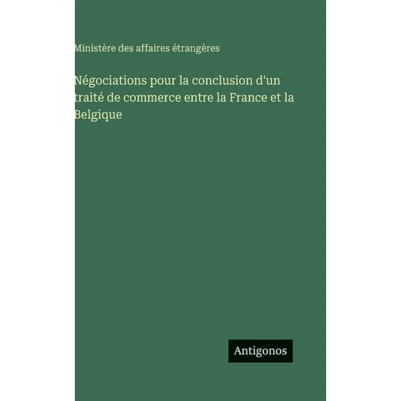 NÃ©gociations pour la conclusion d'un traitÃ© de commerce entre la ...