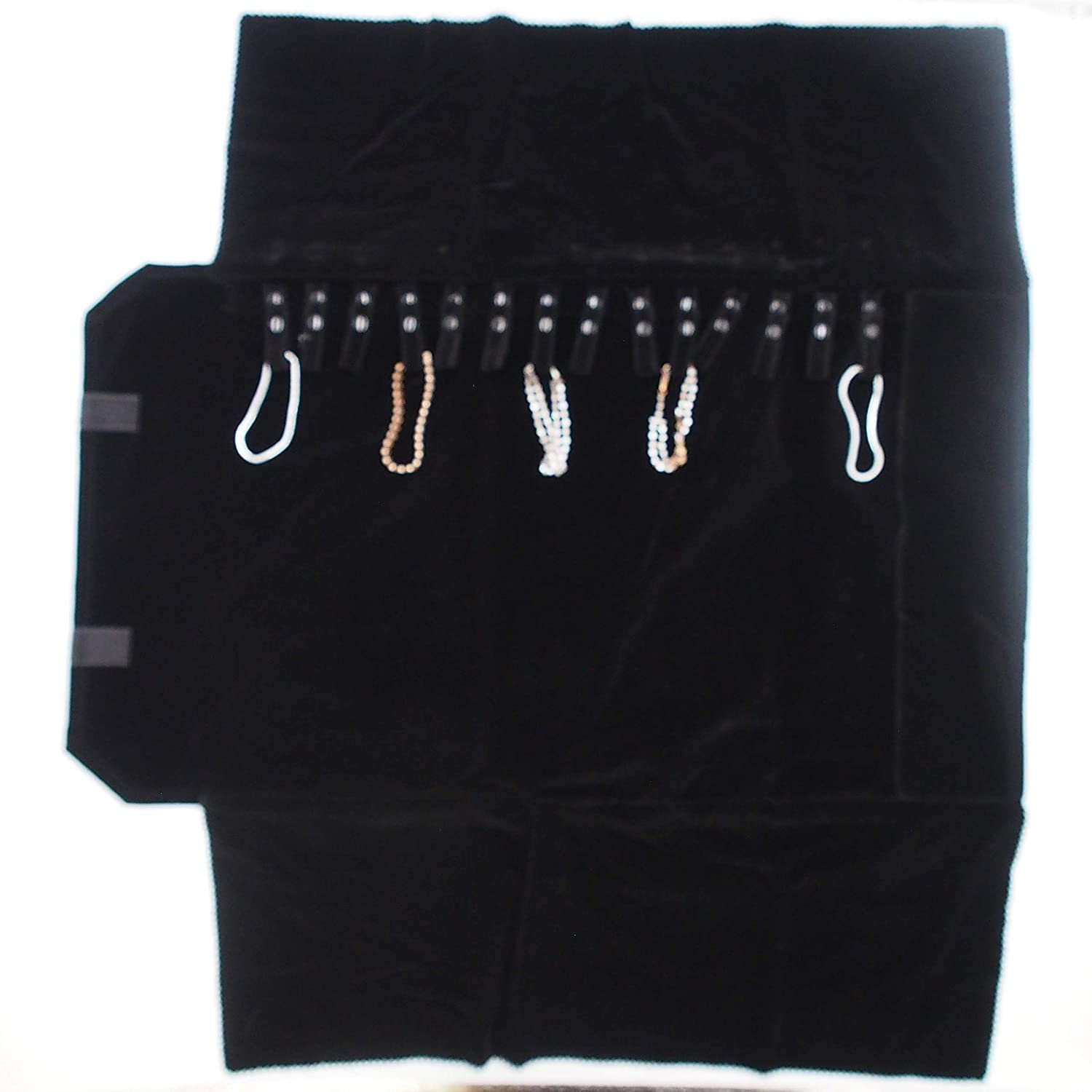 N'icePackaging 1 Qty - Deluxe Midnight Black Velvet 16 Snap Chain ...