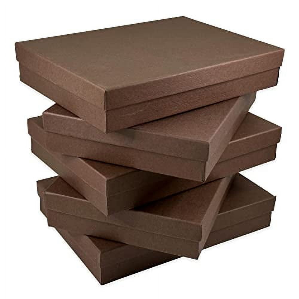 N'icePackaging - 20 Qty - Chocolate Brown Cotton Filled Gift Boxes ...