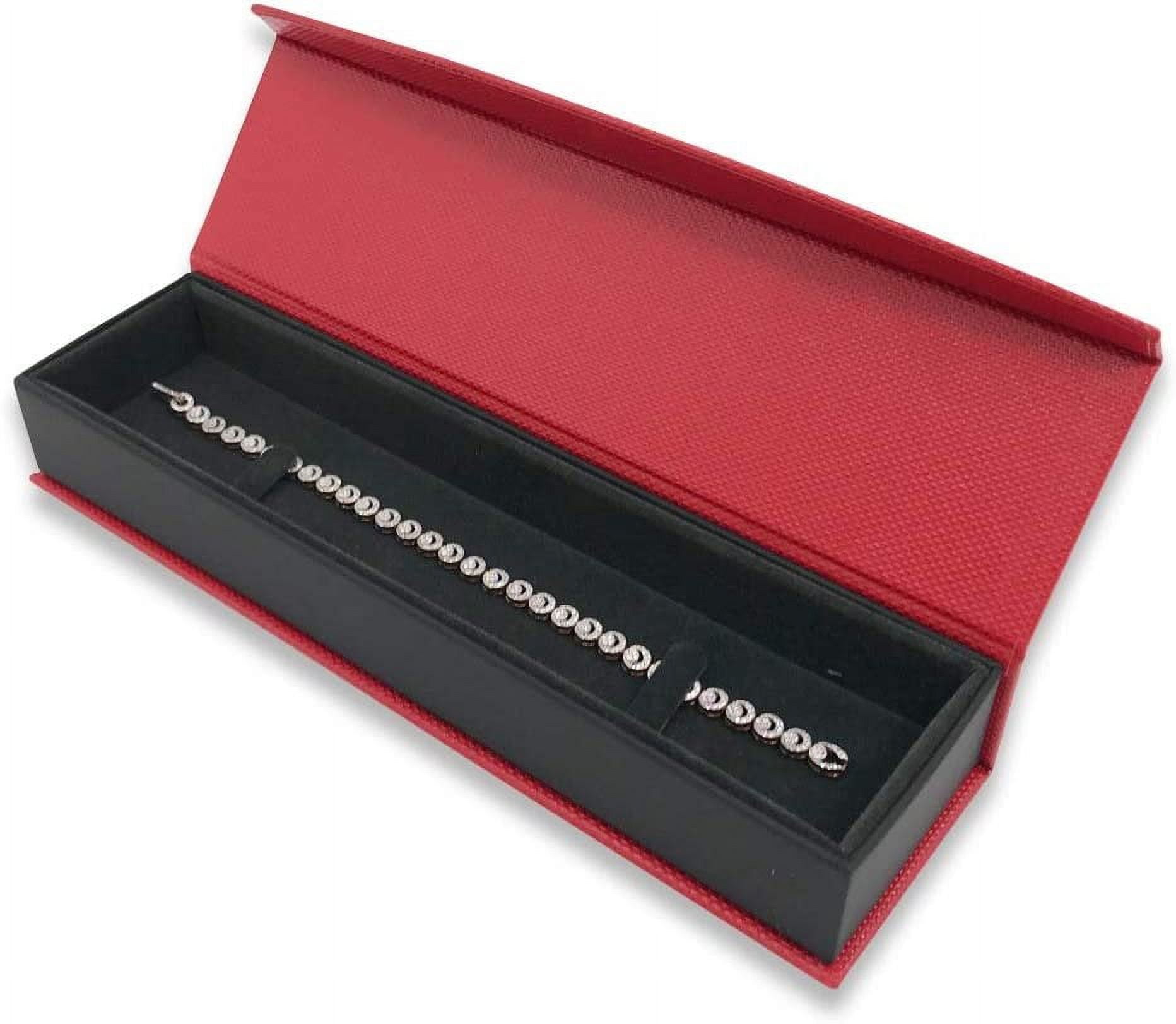 N'icePackaging - Fancy Magnetic Flap Jewelry Box - Red / Pink / Teal ...