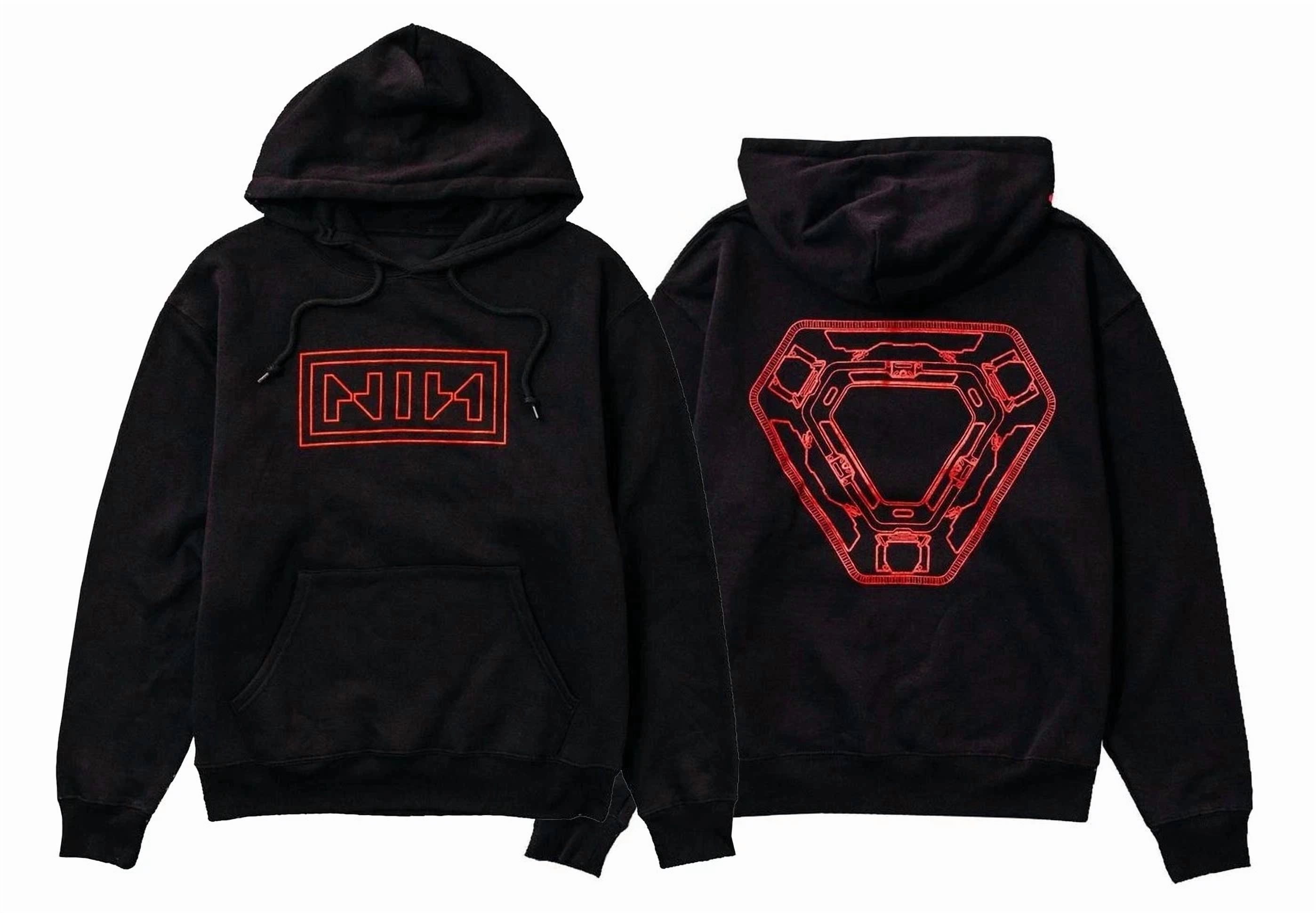 N.ine Inch Nails X Tron Ares Double-Sided Hoodie - Walmart.com
