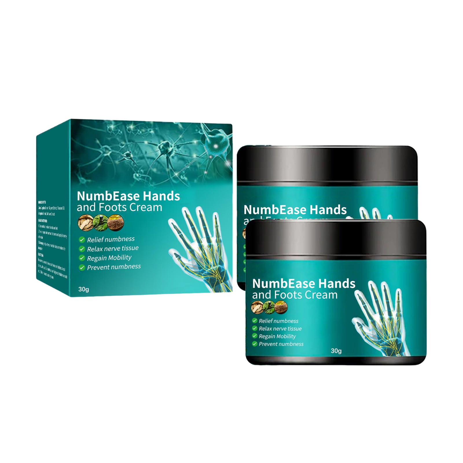 Nérve Pāin Relief Cream for Hands & Feet - Natural Neuro-pathy Support ...