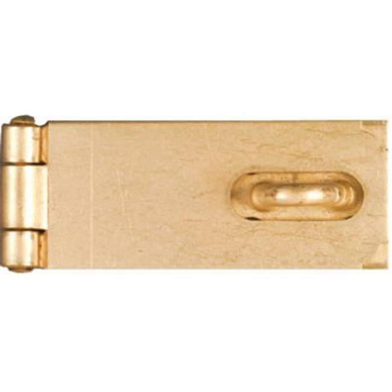 N102-178 2.5 in. Brass Finish Safety Hasp - Walmart.com