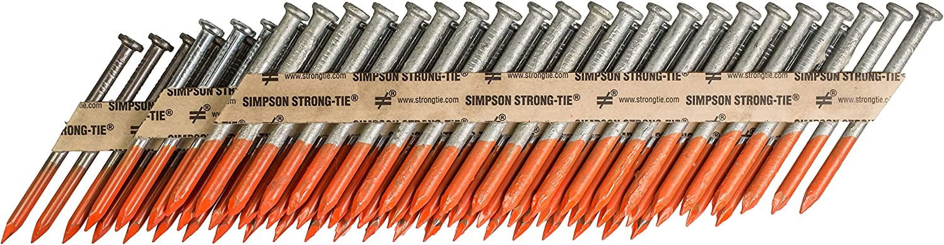 N10HDGPT3000 Strong-Drive 33° SCN Smooth-Shank Connector Nail — 1-1/2 in. x .148 in. HDG (3000 ...