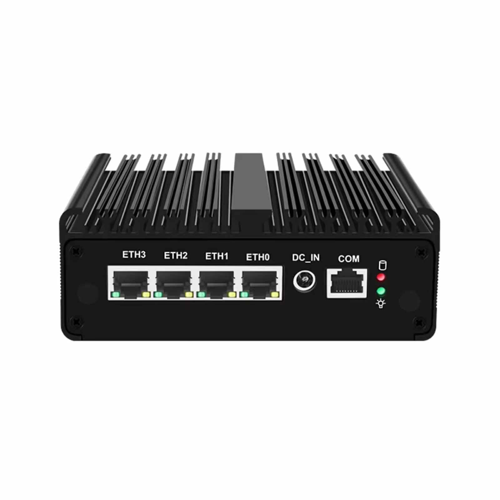 N150 Mini PC Firewall Router 4 LAN i226-V 2.5G Celeron NVMe Fanless ...