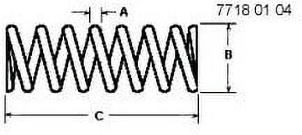 N167975 SPRING fits JOHN DEERE (New OEM) - Walmart.com