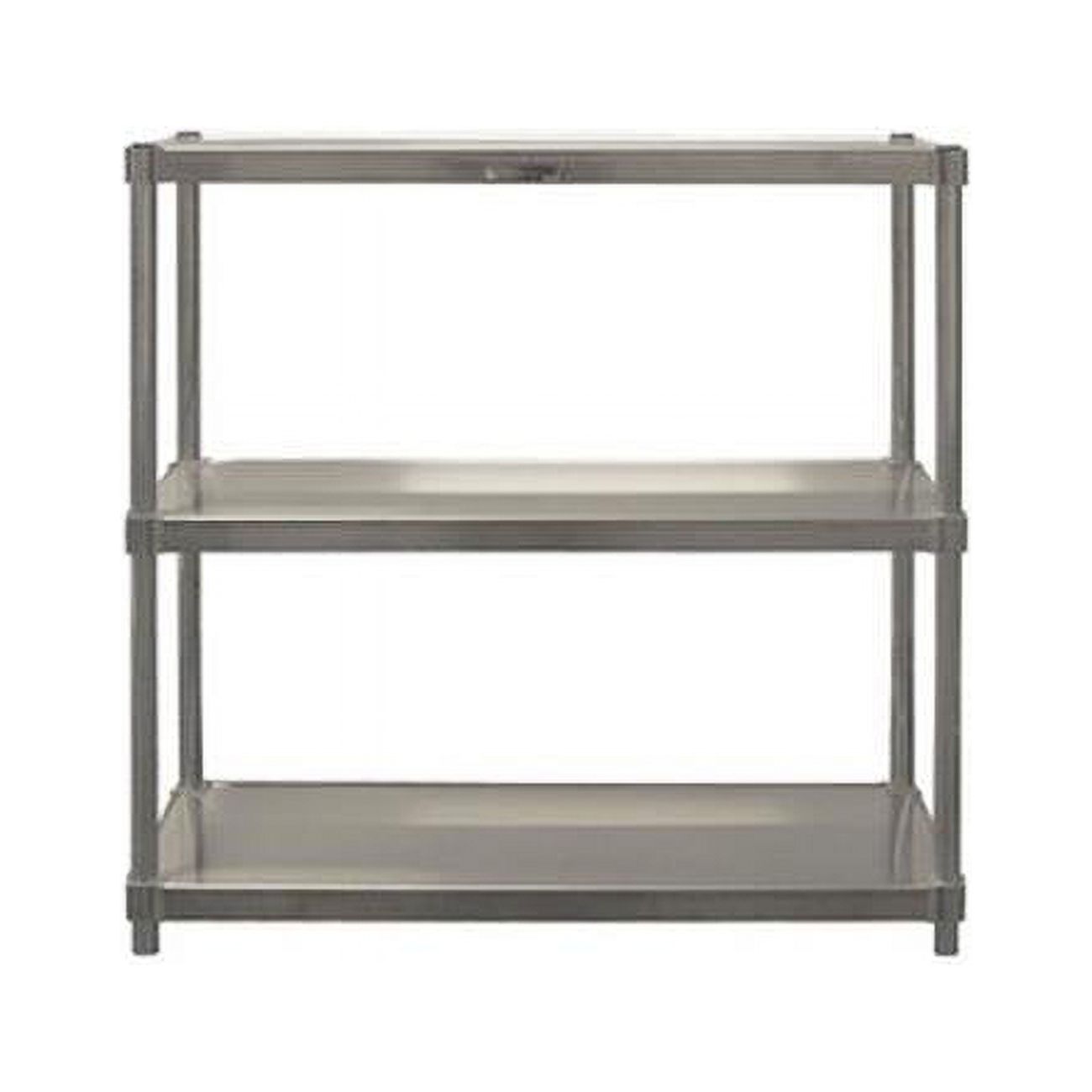 N184824-3 Commercial Kitchen 3 Tier Aluminum KD Shelving Units, 48 x 18 ...