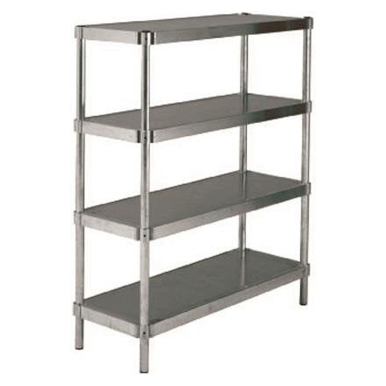 N186048-4 Complete 4 Tier Shelving Units, 60 x 18 x 48 in. - Walmart.com