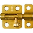 N213-405 2 in. Bright Brass Finish Solid Brass Barrel Bolt - Walmart.com