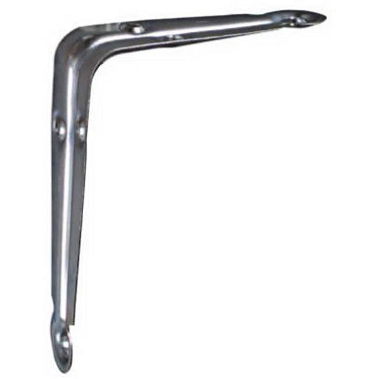 N224-444 4 x 5 in. Electro Galvanized Shelf Bracket, Pack Of 10 - Walmart.com
