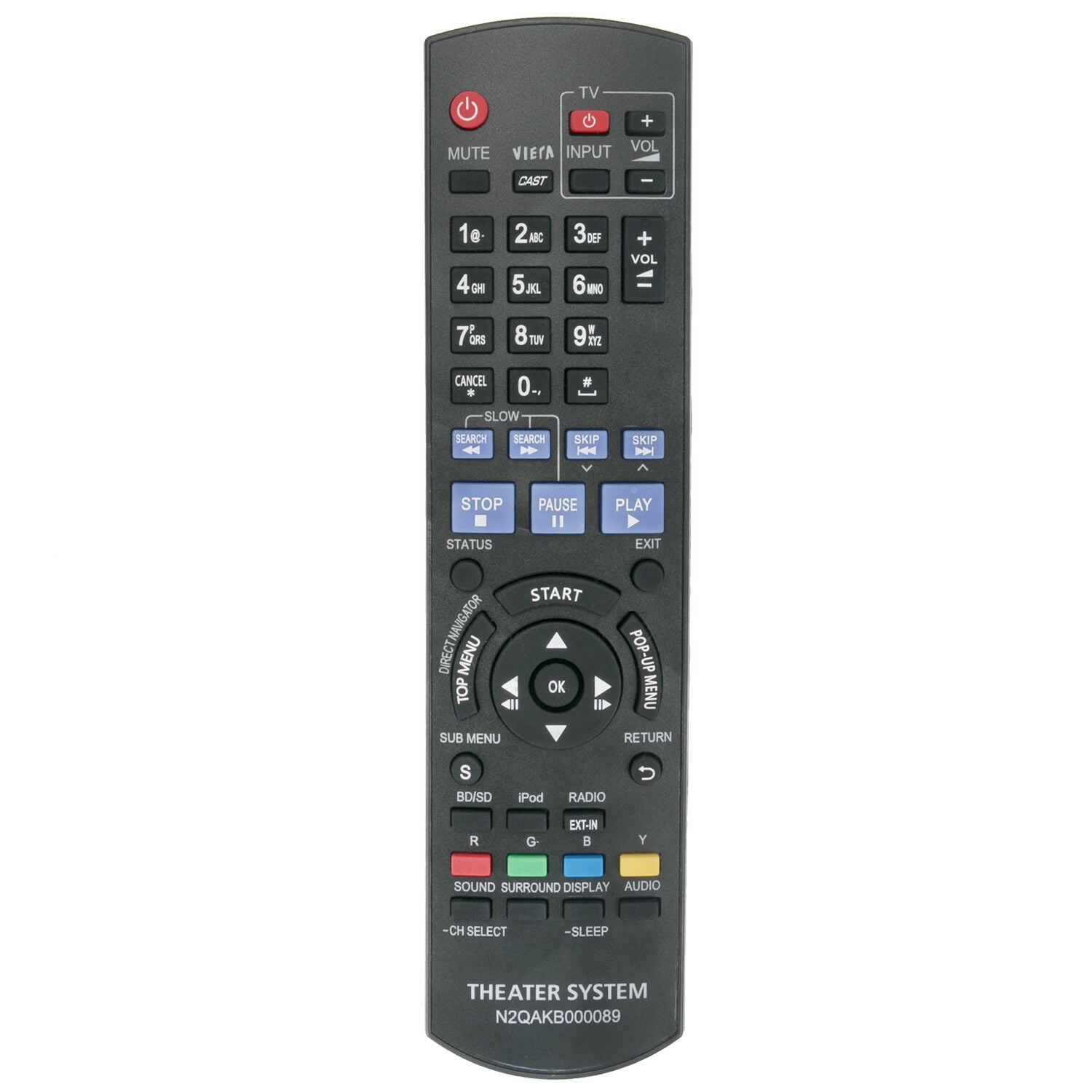 N2QAKB000089 Remote for Panasonic SC-BTT350 SA-BT230 SA-BT235 SA-BT330 ...