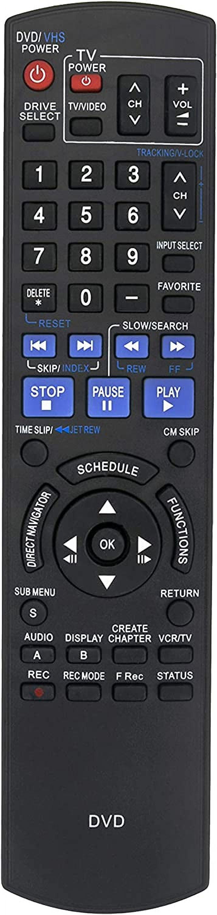 N2QAYB000197 Replacement Remote Control Compatible with Panasonic DVD ...