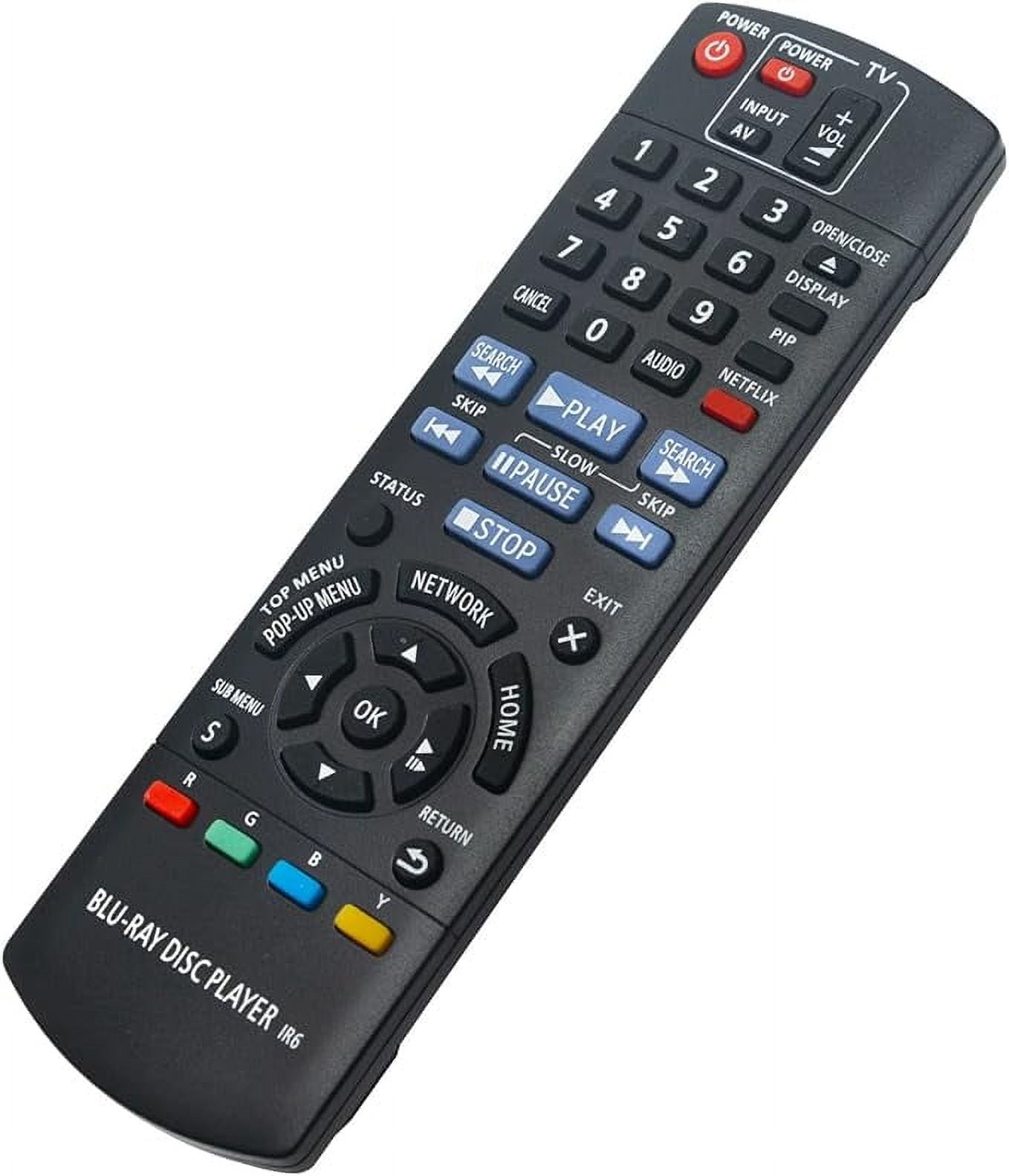 N2QAYB000575 IR6 Replace Remote Control work for Panasonic Blu-Ray Disc ...