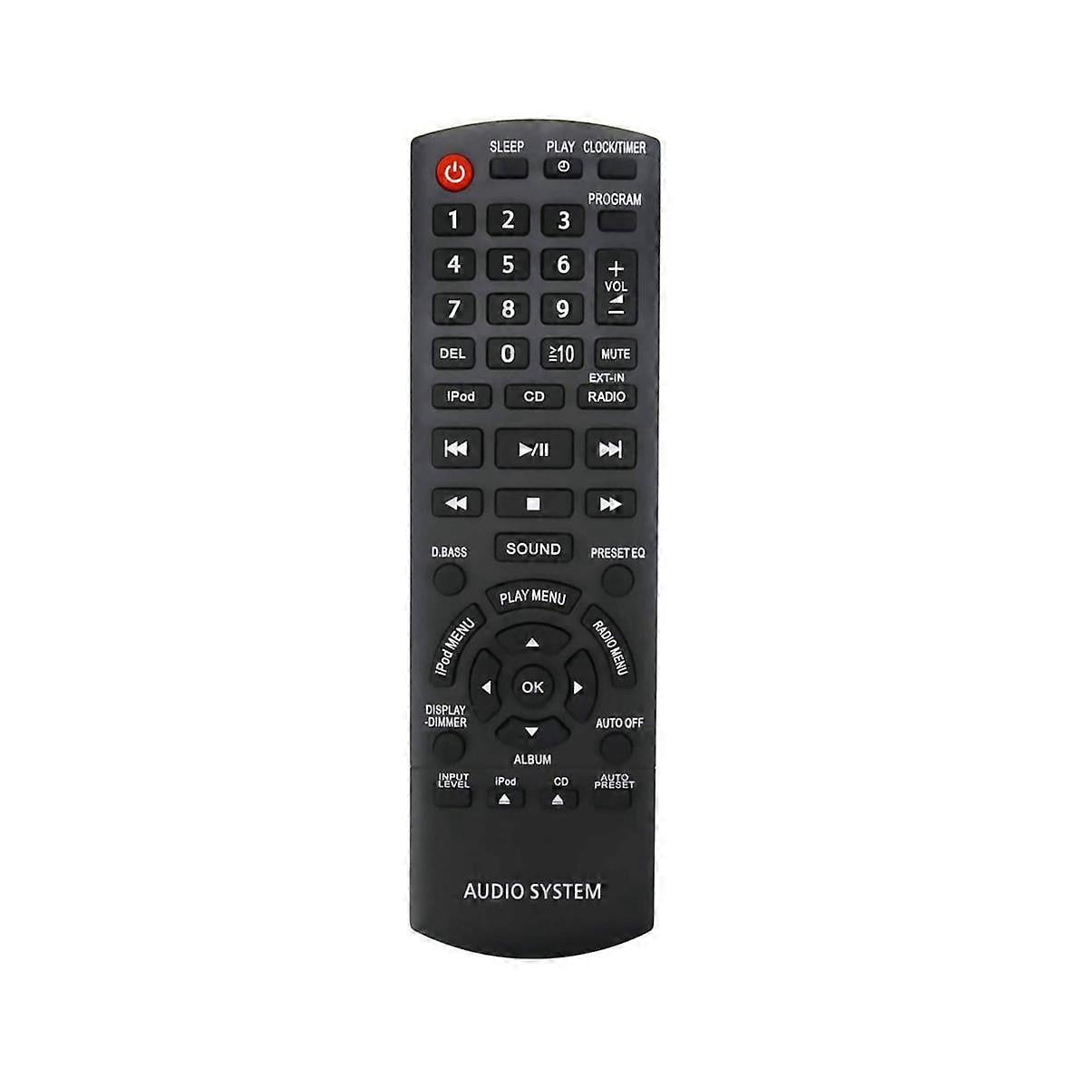 N2QAYB000641 Remote Control Replaced for Compact Stereo System SC-HC35 SCHC35 SC-HC35DB SCHC35DB ...