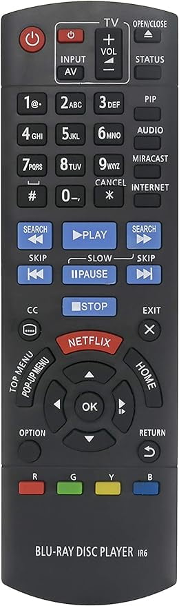 N2QAYB000953 Replacement Remote Control Compatible with Panasonic Blu ...