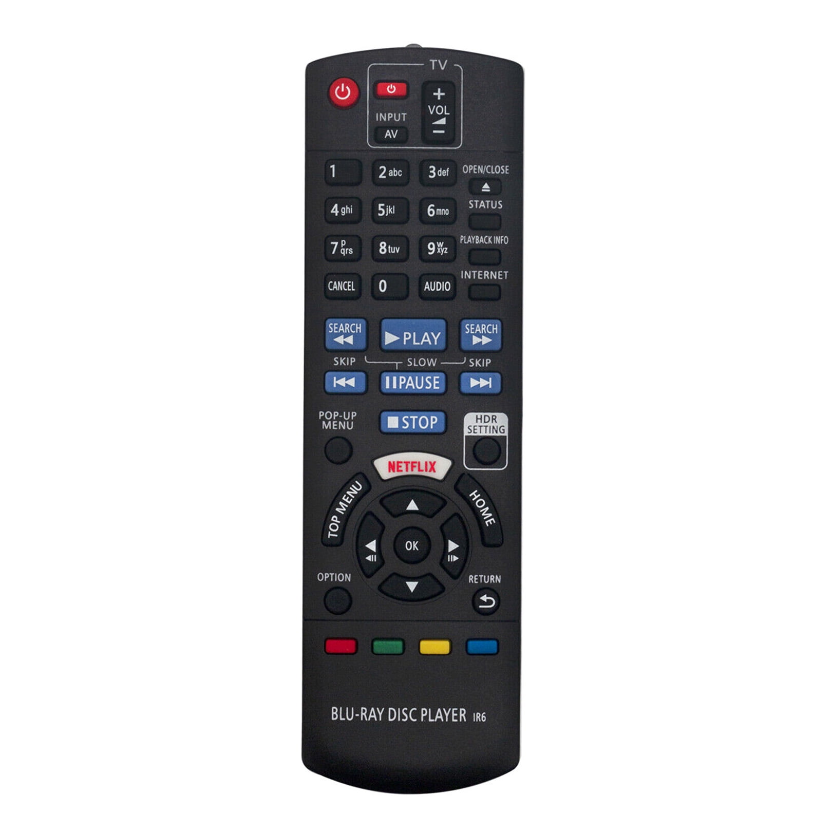 N2QAYB001147 Replaced Remote Control fit for Panasonic Blu-ray Disc ...