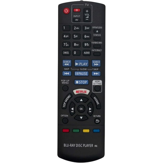 N2QAYB001147 Replacement Remote Control for Panasonic Blu-ray Player DP ...