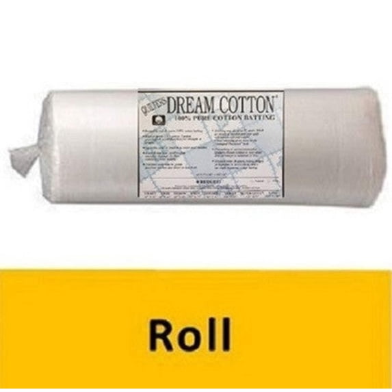 N3QR Dream Cotton Natural Request Batting (Roll, Queen 93 in x 30 yds ...