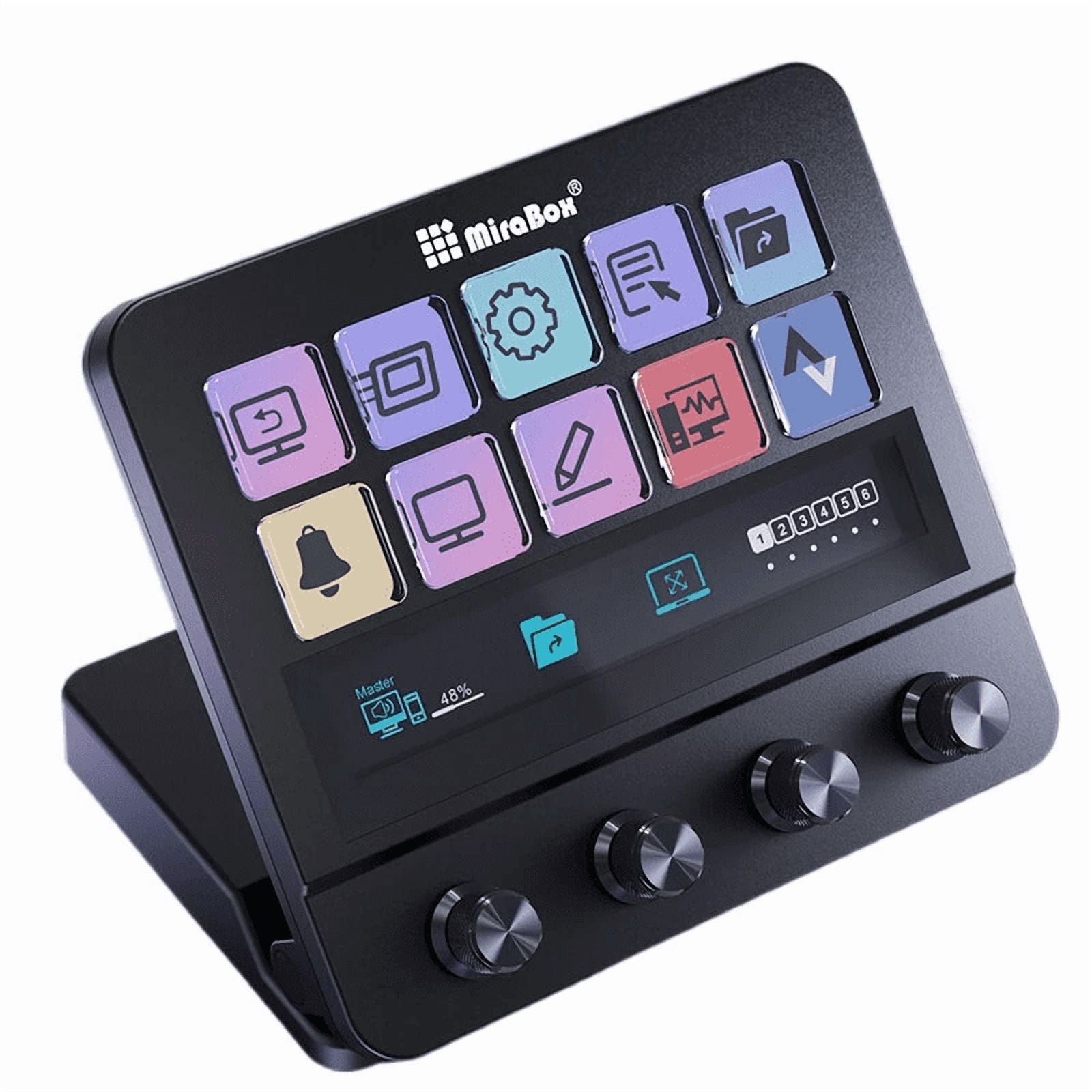 N4 Stream Deck with 10 LCD Buttons and 4 Rotary Knobs Live Streaming ...