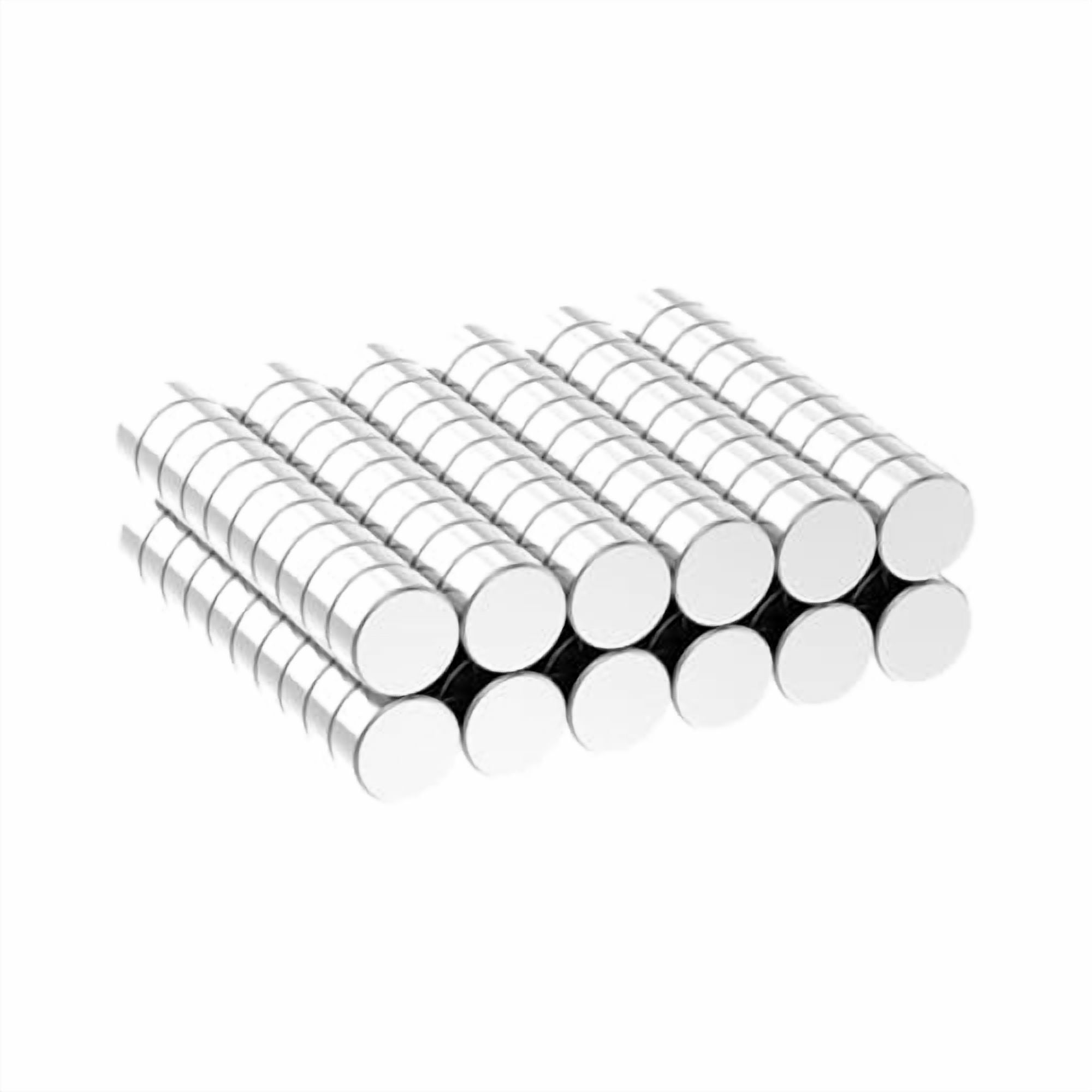 N42 Small Powerful Rare Earth Magnets- 1/4" D x 1/8" H - 120 Pack ...