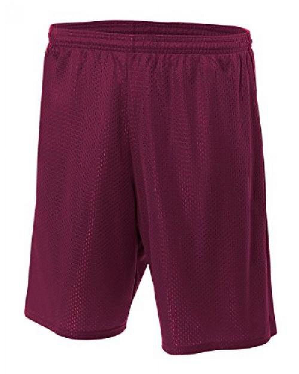 N5293 A4 Men's 7" Lined Tricot Mesh Plain Shorts - Walmart.com