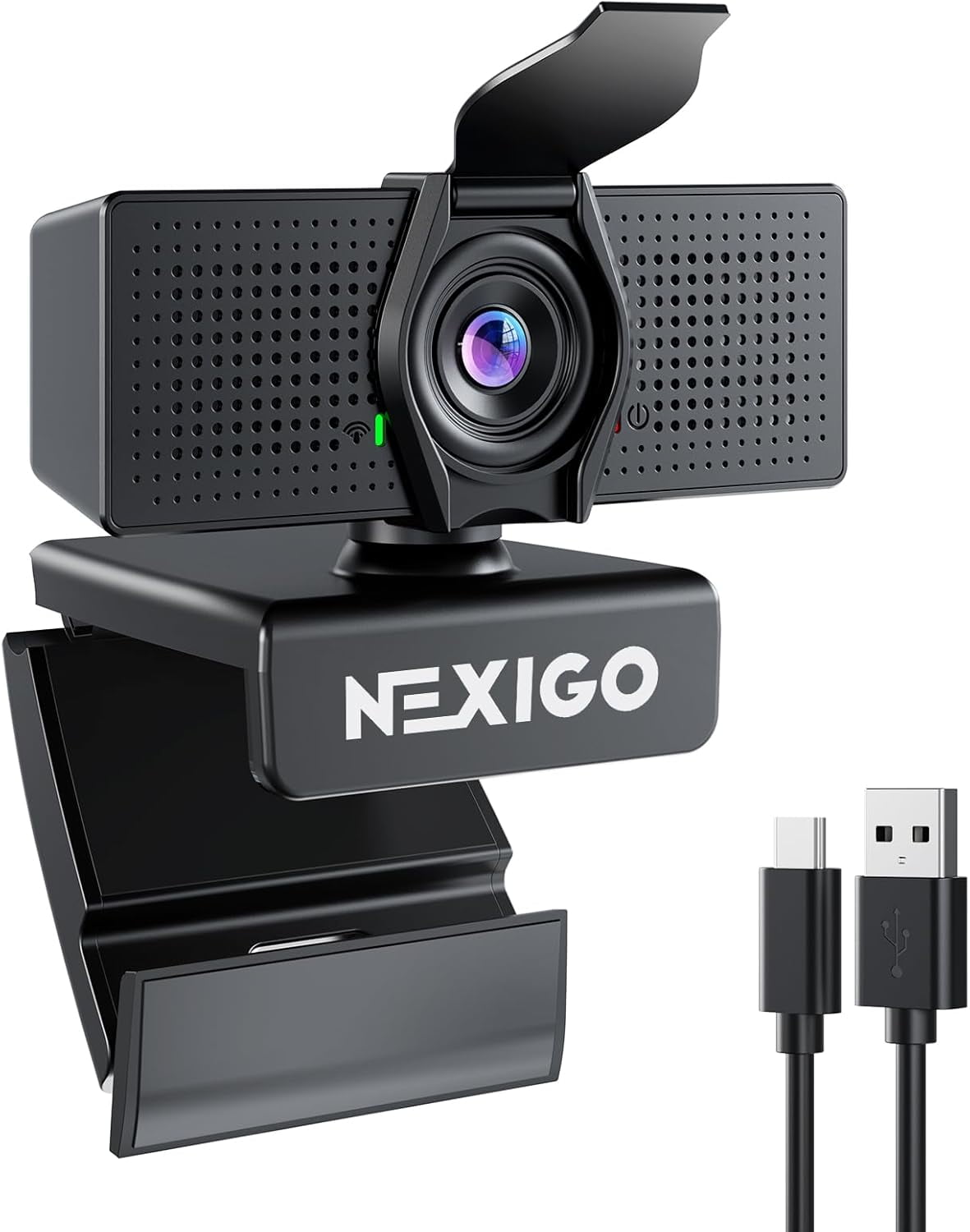 N60 1080P Webcam with Microphone, Adjustable FOV, Zoom, Software ...