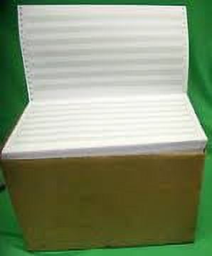 N61 14 7/8 x 8.5 in. 3-Part Carbonless White Forms w. 1/2 In. Green Bar ...