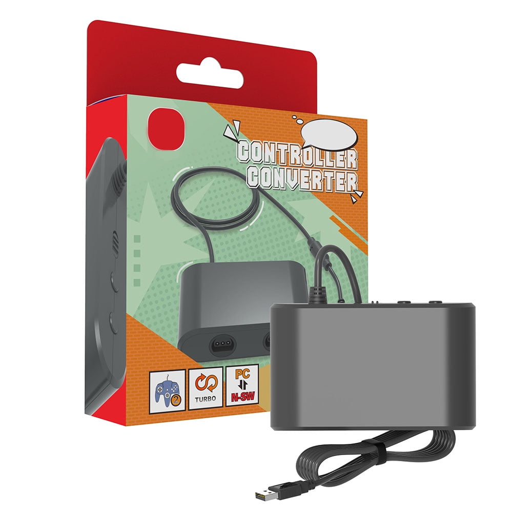 N64 Adapter 2 Ports USB Convertor Plug and Play for Switch/OLED Model ...