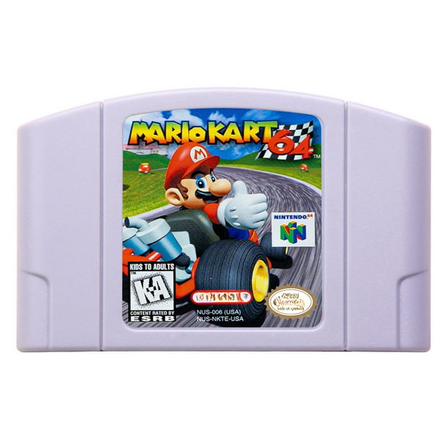 Mario Kart 64 N64 Game Cartridge Card for Console - US NTSC Version ...
